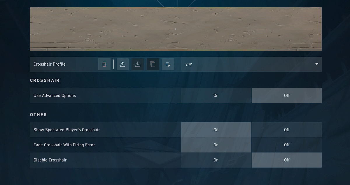 Yay VALORANT settings, keybindings, and crosshair